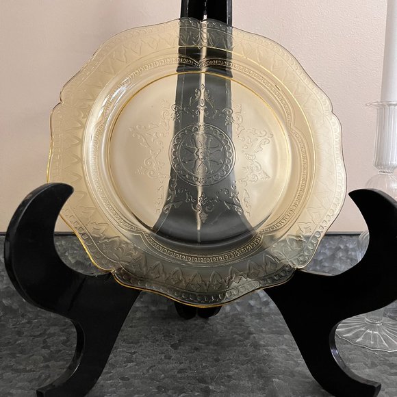 Vintage | Other | Vintage Amber Toned Plate | Poshmark